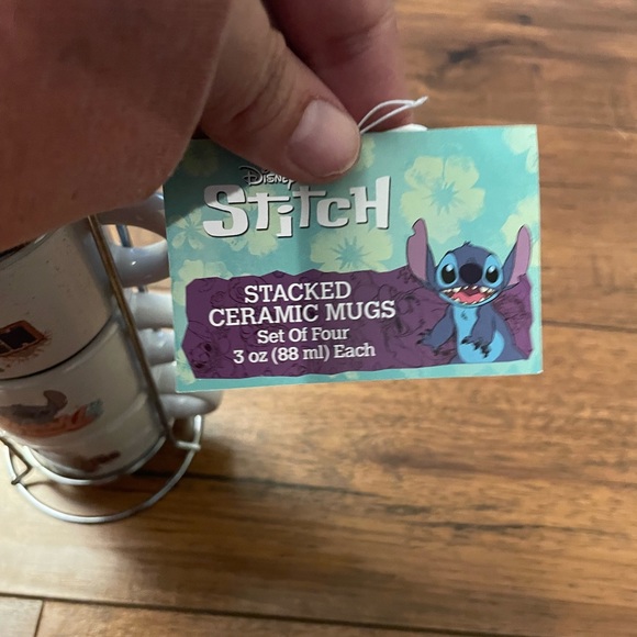 Disney | Dining | Disney Stitch Set 4 Espresso Mug Stacker | Poshmark